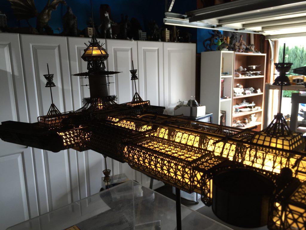 This 3D Printed model of the Cygnus from Disney’s The Black Hole is a ...