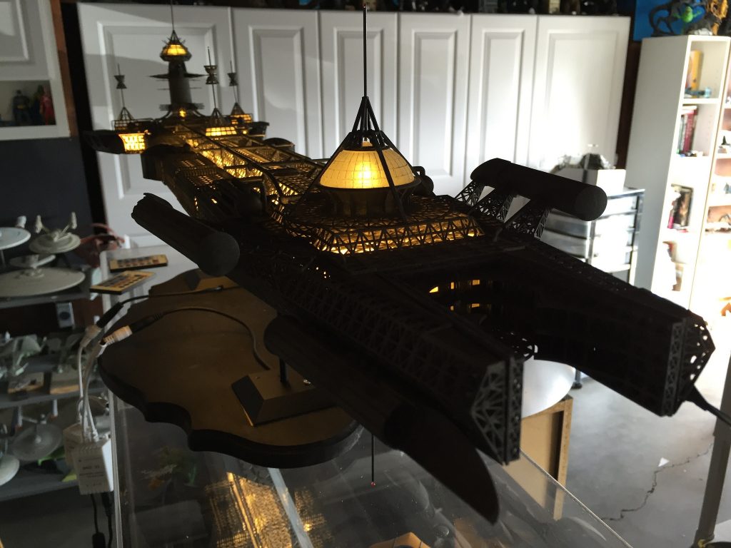 This 3D Printed model of the Cygnus from Disney’s The Black Hole is a ...