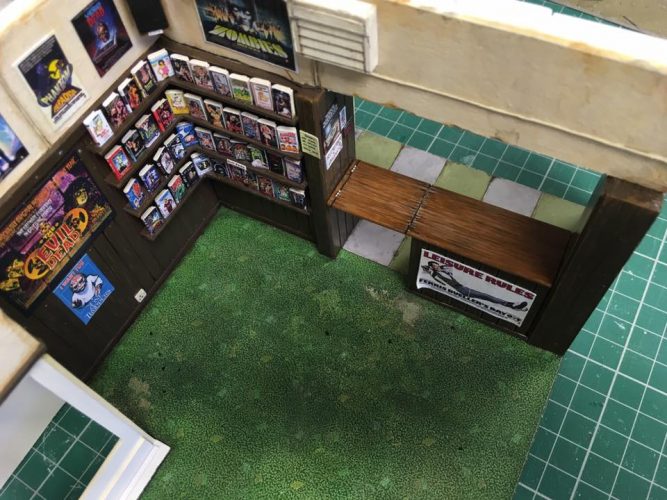 Cool Art: Video Store miniature by Andrew Glazebrook | Live for Films