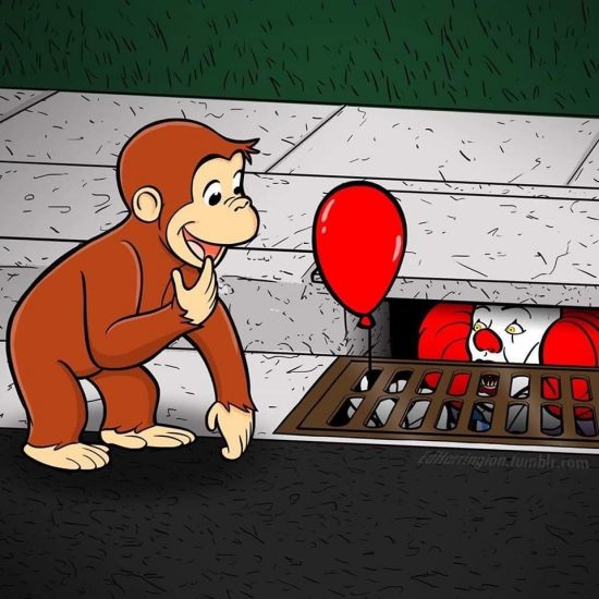 Cool Art: Curious George got too curious by Ed Harrington | Live for Films