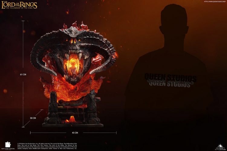 The Balrog from The Lord of the Rings gets a life-sized bust | Live for ...