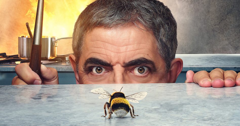 Rowan Atkinson faces off against a Bee in the trailer for Man Vs. Bee ...