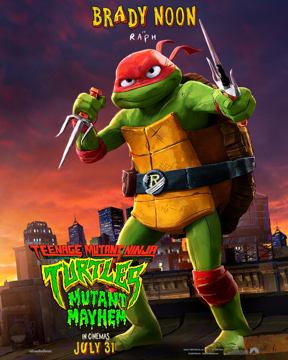 TMNTMM_INTL_INSTAGRAM_ONLINE_CHARACTERPOSTER_BRADYNOON_UK | Live for Films