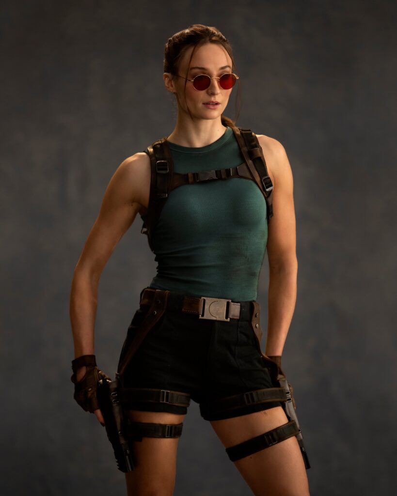 Check out Sophie Turner as Lara Croft for the new Tomb Raider TV series ...